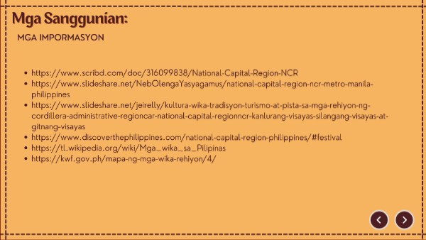 SANGGUNIAN NG MGA IMPORMASYON