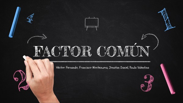 Factorización común