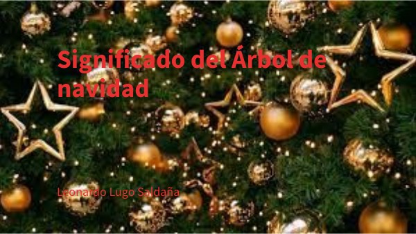 Historia del árbol de navidad | Genially