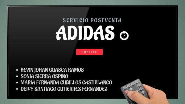 servicio postventa Adidas | Genially