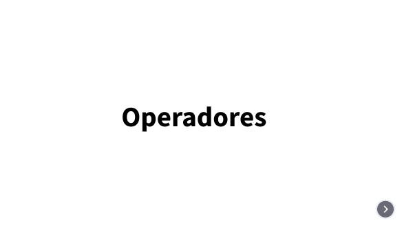 Operadores | Genially
