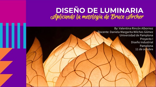 Diseño de luminaria
