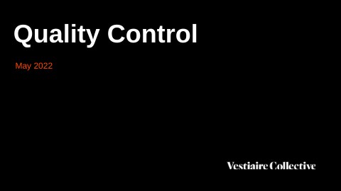 Quality Control 2022