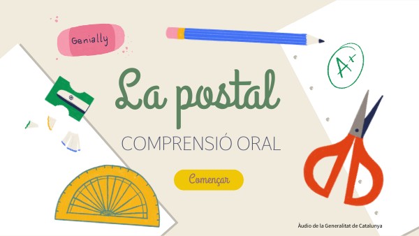 COMPRENSIÓ ORAL - LA POSTAL