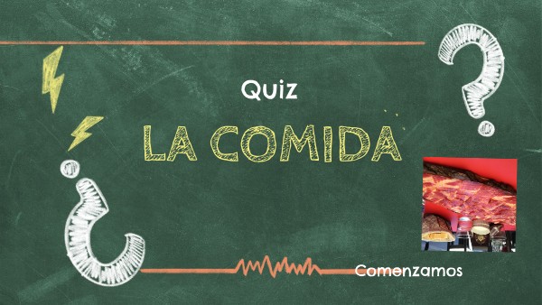 QUIZ LA COMIDA