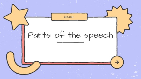 7th Grade parts of the speech