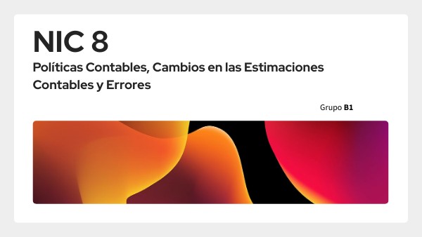 NIC 8 - Grupo B1, sección S