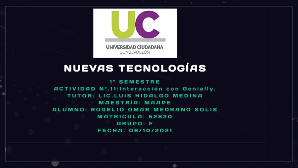 INTERACCIÓN CON GENIALLY