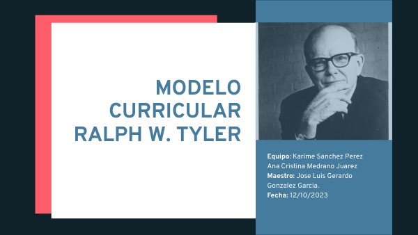 Modelo Curricular Tyler | Genially