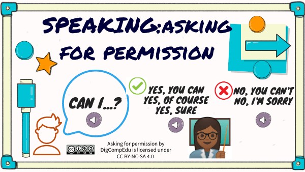 SPEAKING ASKING FOR PERMISSION | Genially