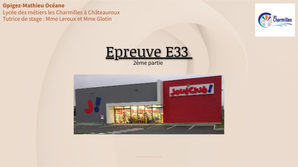 epreuve partie 2 E33 | Genially