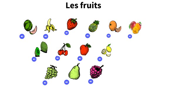 Les fruits et légumes | Genially