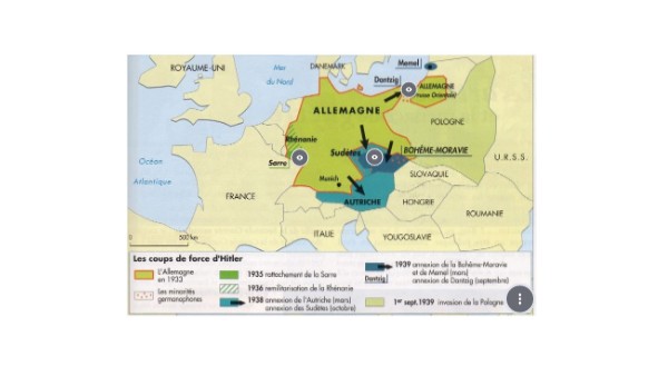 Début de la 2de GM | Genially