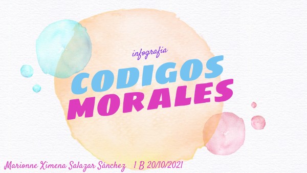 infografía códigos morales | Genially