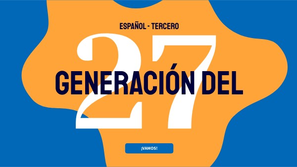 Generación del 27