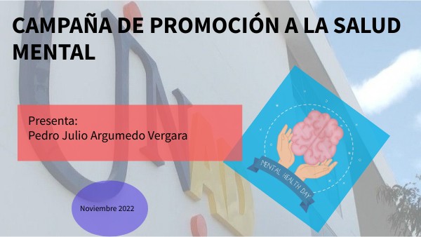 campaña sobre la salud mental