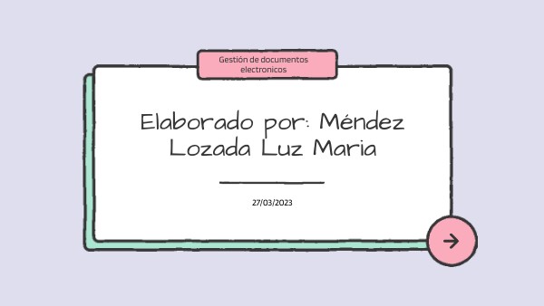 Mendez Lozada L. Maria