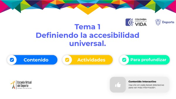 Tema 1 - Accesibilidad Universal | Genially