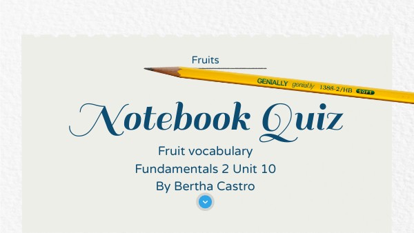 NOTEBOOK QUIZ | Genially