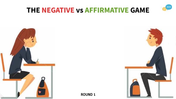 Affirmative/Negative Game | Genially