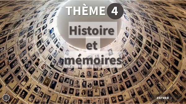 Thème 4 - Histoire & mémoires