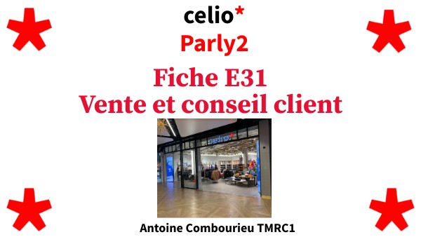 Fiche E31 Vente et conseil Client Antoine Combourieu TMRC1 | Genially