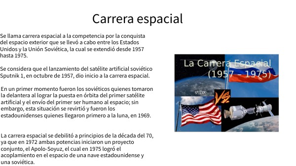 carrera espacial