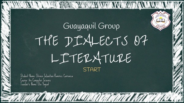 THE DIALECTS OF LITERATURE