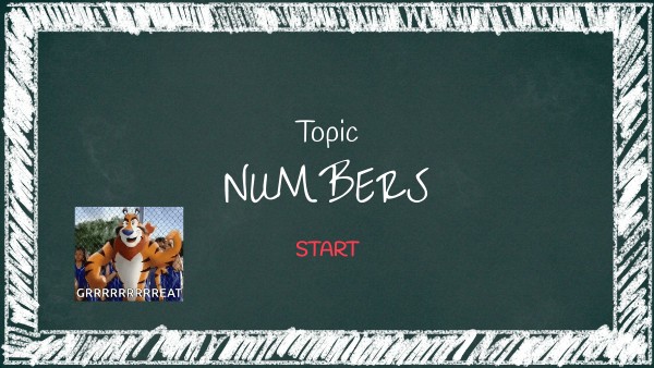 Numbers 0 to 20 3ro 4 to 8 october | Genially