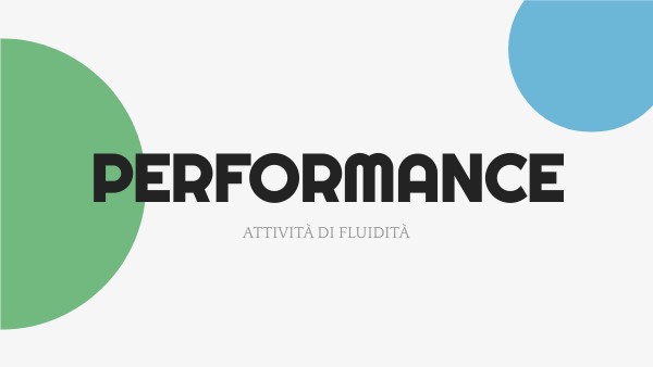 Performance Activties (workshop for italian teachers)