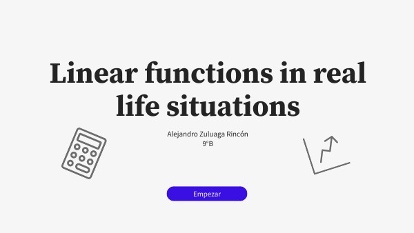 Linear equations | Genially