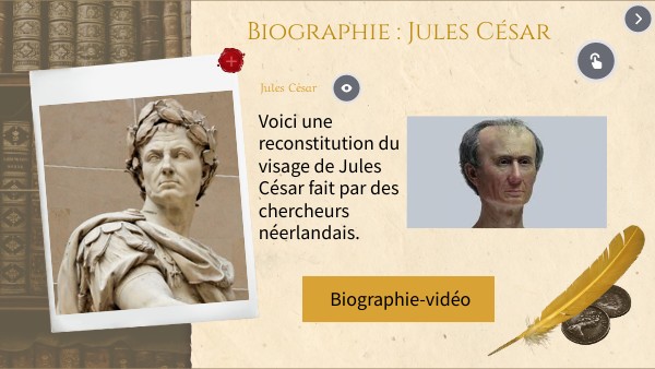 biographie jules cesar | Genially