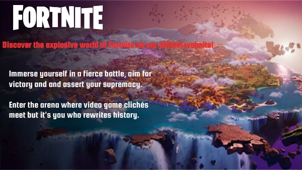 Promotional Fortnite | Genially