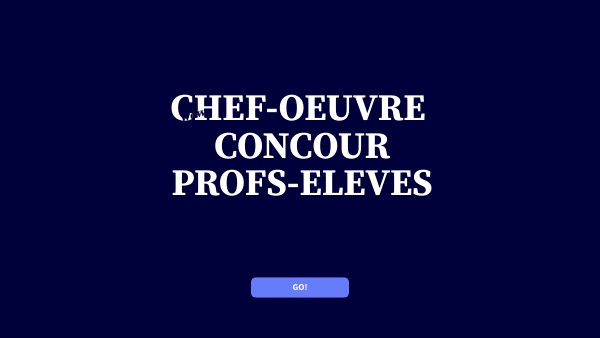 chef oeuvre | Genially