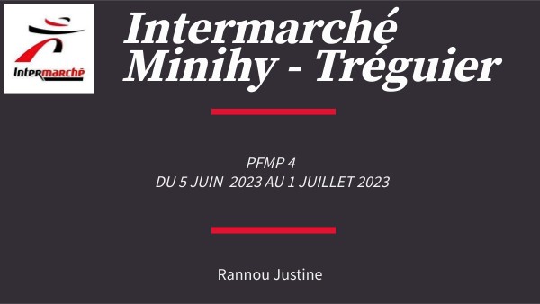 stage intermarché minhy - treguier