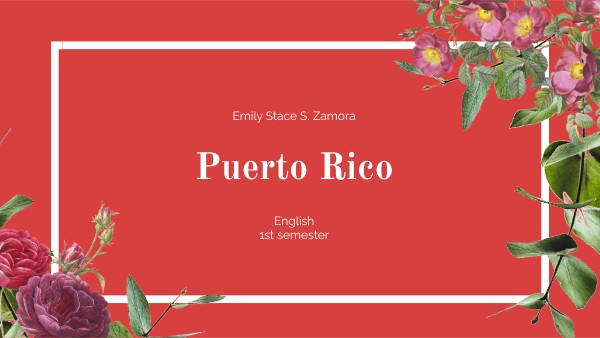 Puerto Rico | Genially