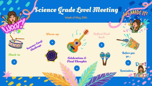 May Grade Level Meeting #2
