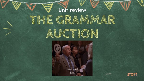 Grammar Auction Comparatives & Quantifiers