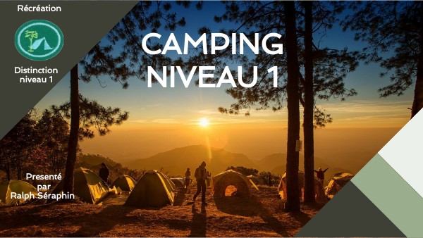 Camping skills I (French) | Genially