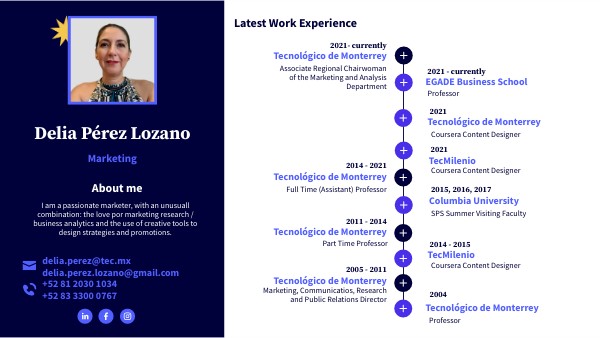 Resume - Delia CV