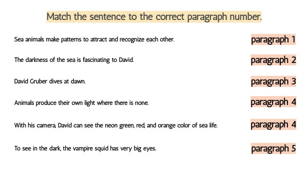 T01 Reading Comprehension (unit 3) | Genially