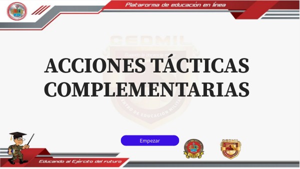 Acciones tácticas tácticas complementarias | Genially