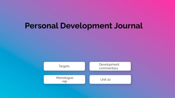 Personal Development Journal