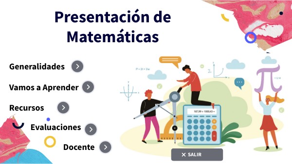 Presentación de matemáticas | Genially