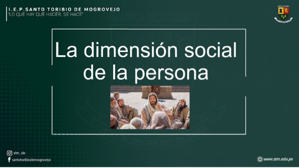 La dimensión social de la persona | Genially