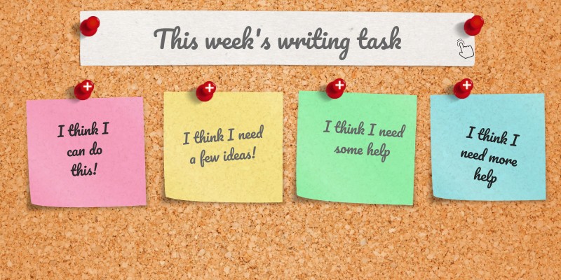 This week's writing work