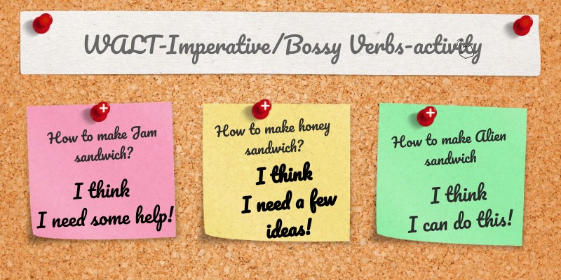 WALT-Imperative/Bossy Verbs-activity | Genially