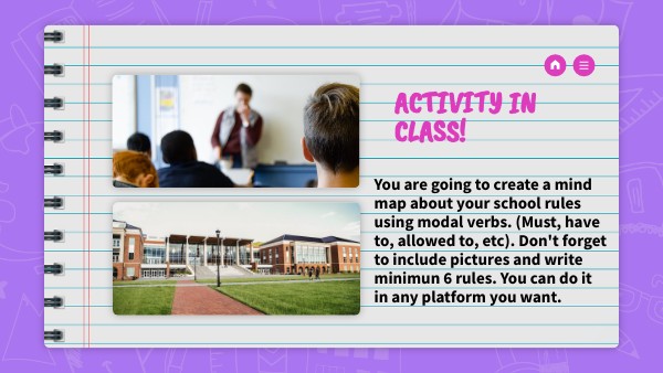 Mind map: School rules | Genially