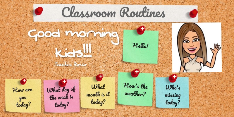 Classroom routines | Genially