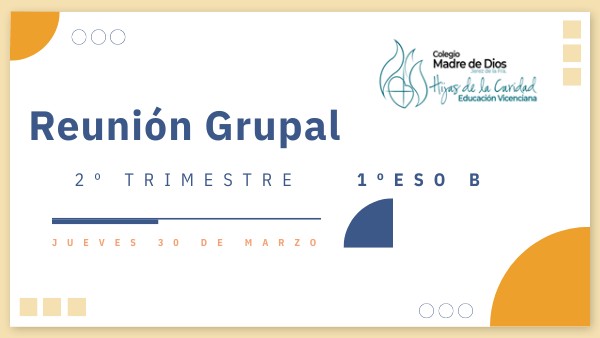 REUNIÓN GRUPAL - 2º TRIMESTRE